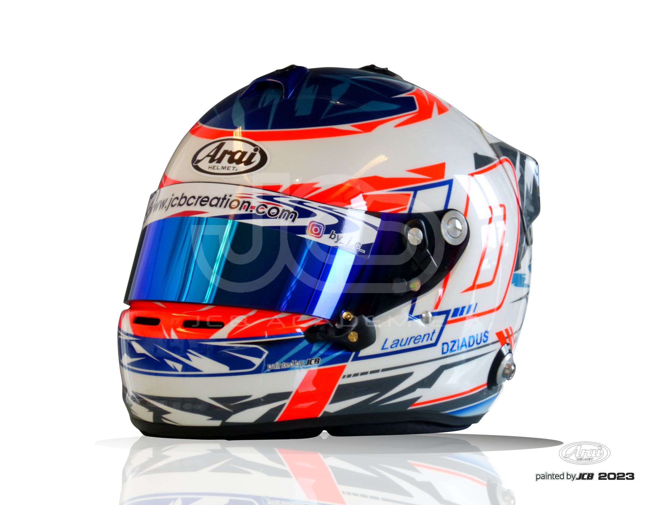 Arai GP-6S L.Dziadus design 2023 painted by JCB | JCB Création