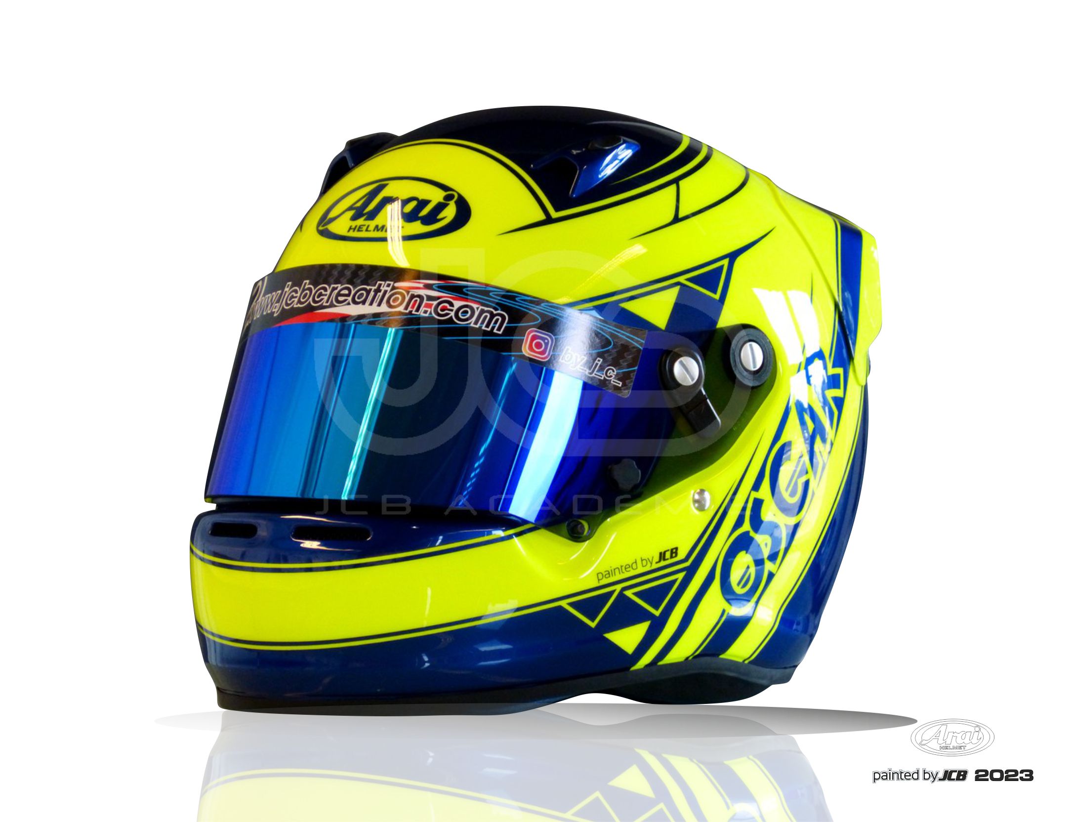 Arai CK6 O.Goudchaux design 2023 painted by JCB | JCB Création