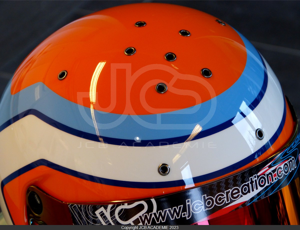 Bell RS7 Pro Ch.RAMES design 2023 painted by JCB | JCB Création