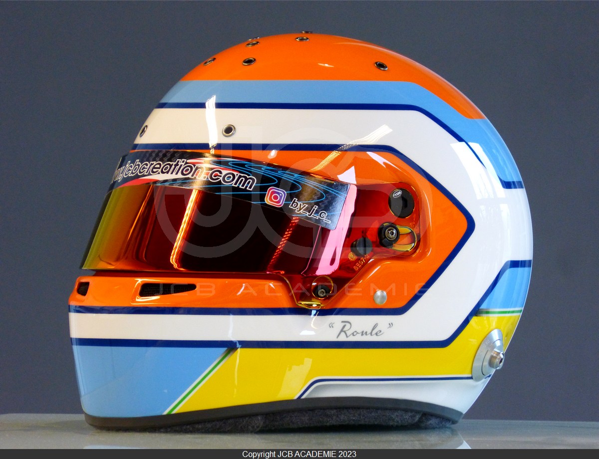 Bell RS7 Pro Ch.RAMES design 2023 painted by JCB | JCB Création