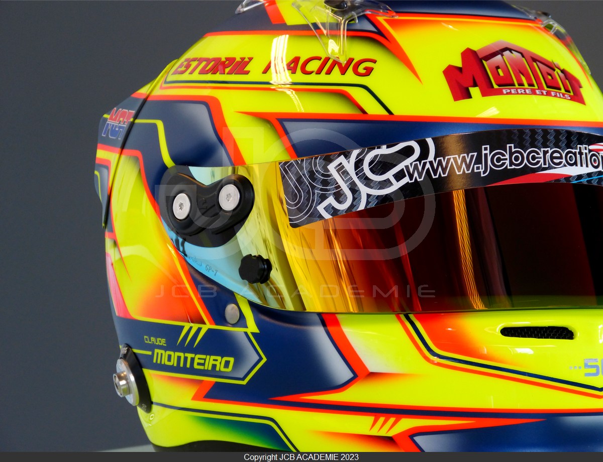 Arai GP7 C.Monteiro design 2023 painted by JCB | JCB Création
